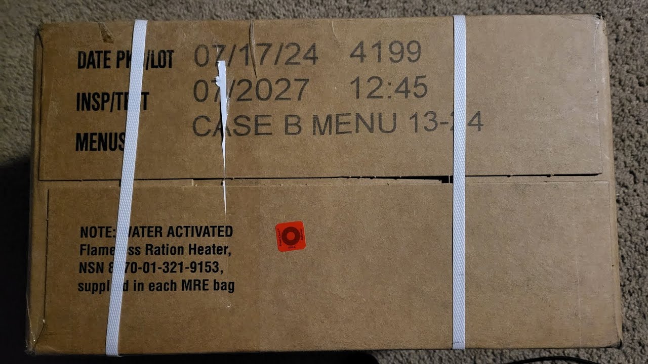 2024 U.S MRE CASE UNBOXING - YouTube