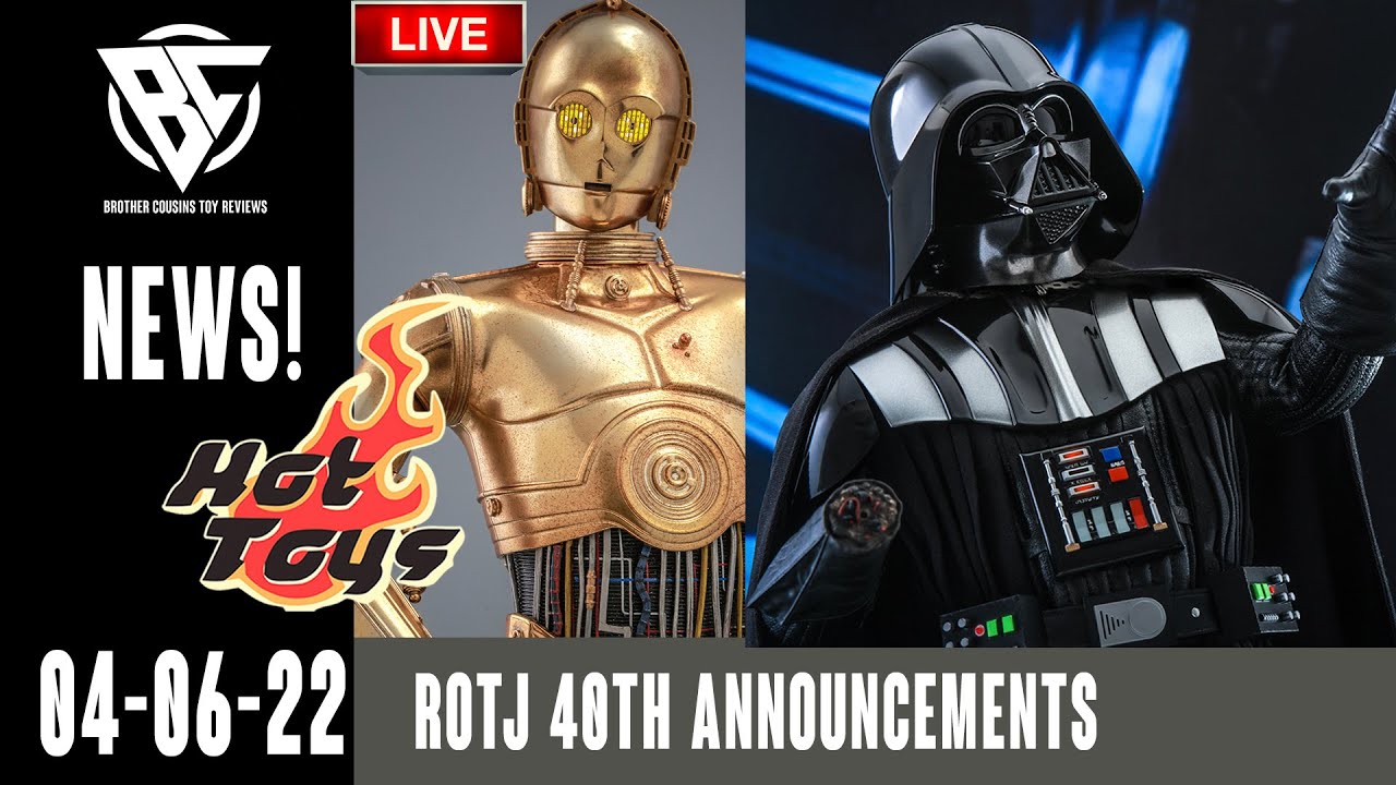 Hot Toys - Star Wars: Return of the Jedi 40th - C3PO & Darth Vader ...