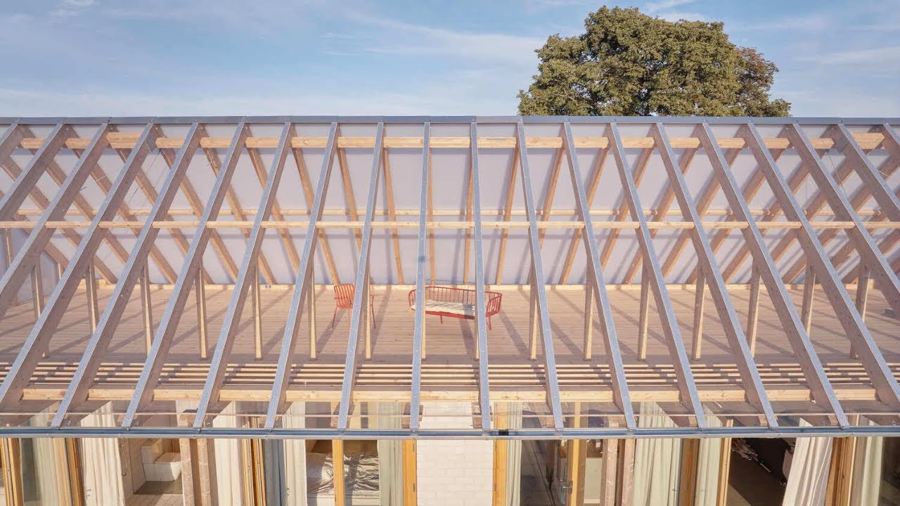 House with a transparent roof in Germany - YouTube