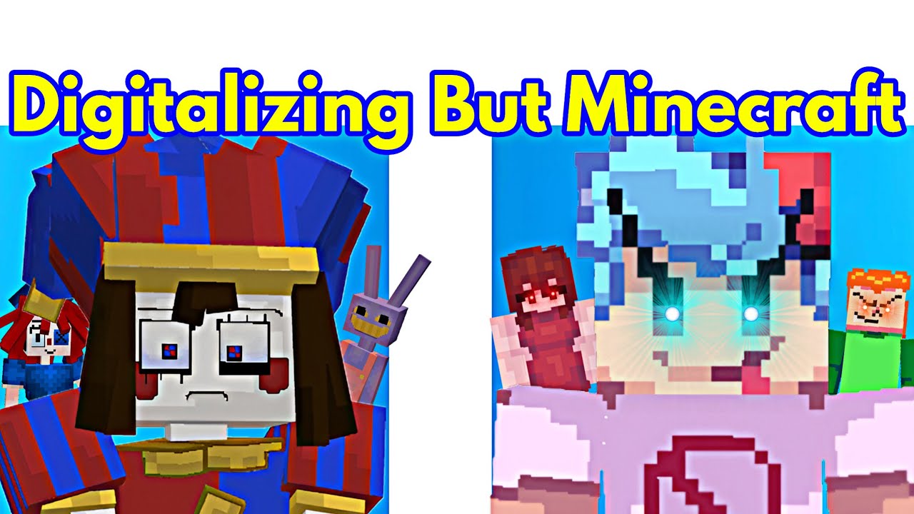 Friday Night Funkin' Vs Digitalizing But Minecraft | The Amazing ...
