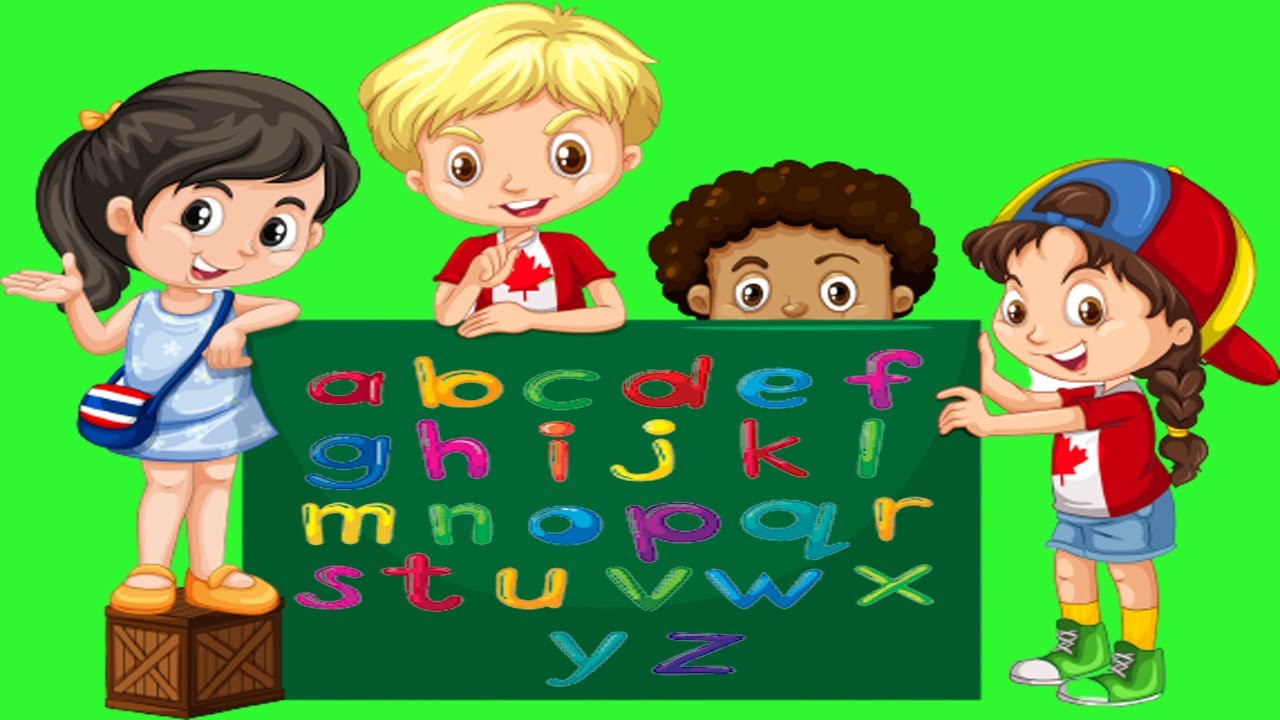 Teaching each 26 small letters and learn a to z alphabet letters ...