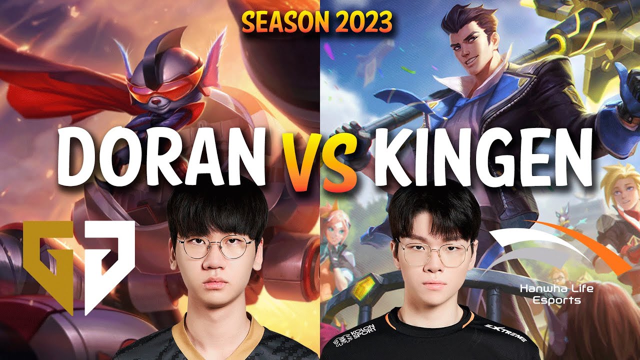 GEN Doran vs HLE Kingen - Doran RUMBLE vs Kingen JAYCE Top - Patch 13. ...