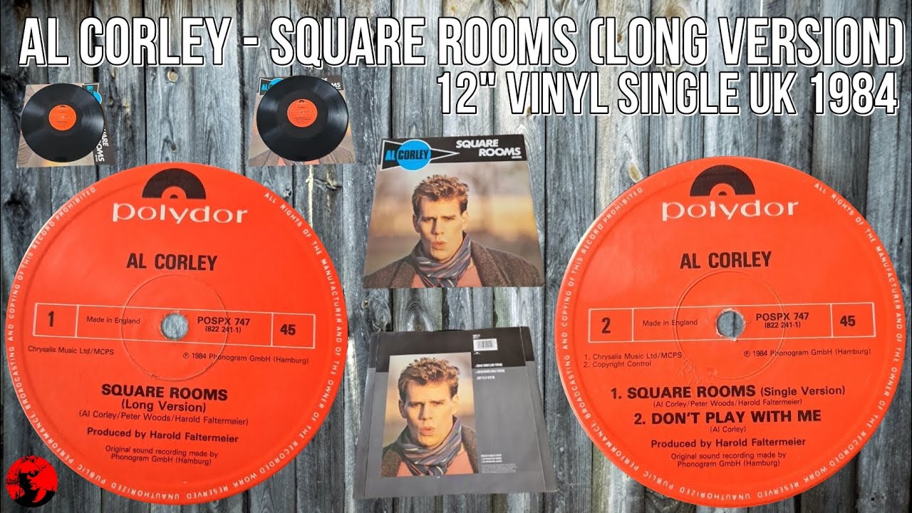 Al Corley - Square Rooms (Long Version) (12" Vinyl Single UK 1984 ...