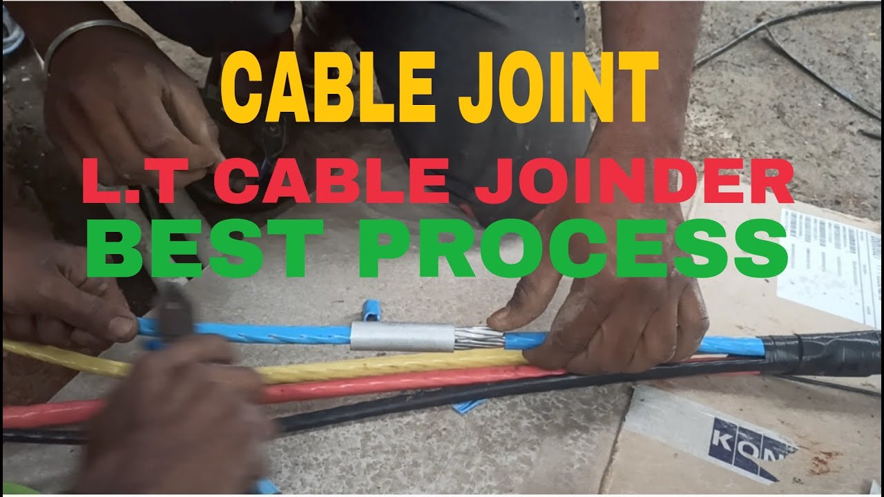 Lt cable joint # High voltage cable joint # electrical cab - YouTube