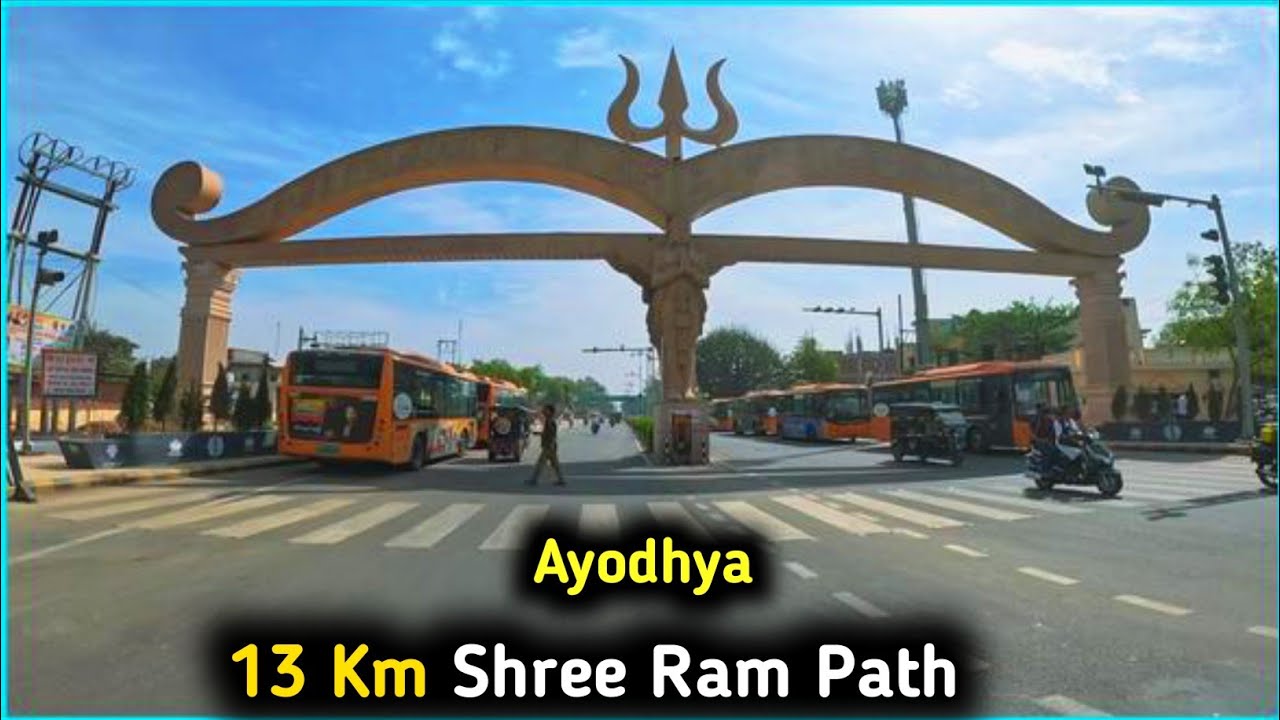 Ayodhya Sahadatgan shree ram path 13km update| Ayodhya Ram path ...