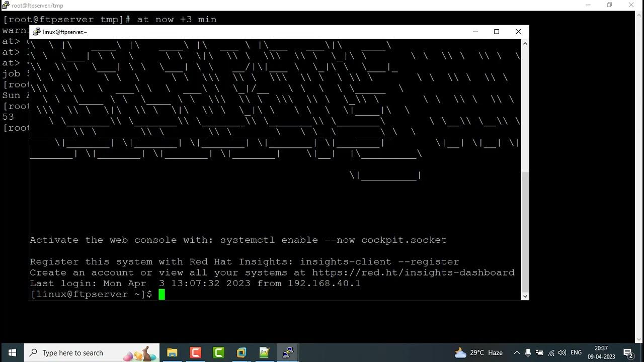 Scheduling Tasks in Linux - The AT Command | Linux AT Command ...