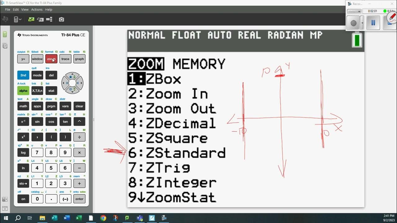 3 2 2b How to Graph a Standard Form Parabolla Using Your Calculator ...