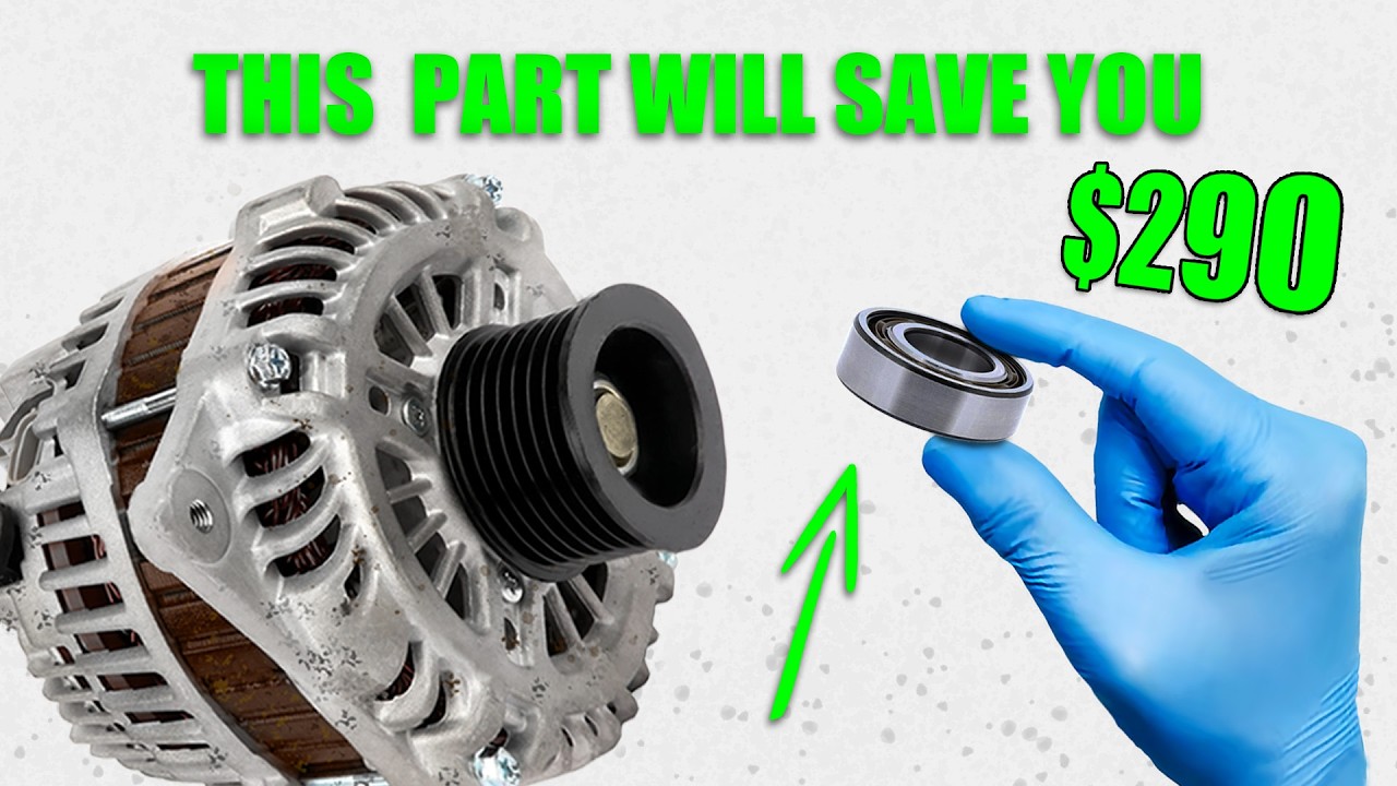 Alternator Noise - Before and After Fix - YouTube
