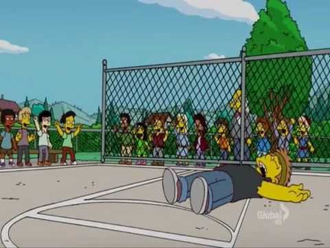 Miami Street Dodgeball The Simpsons - YouTube