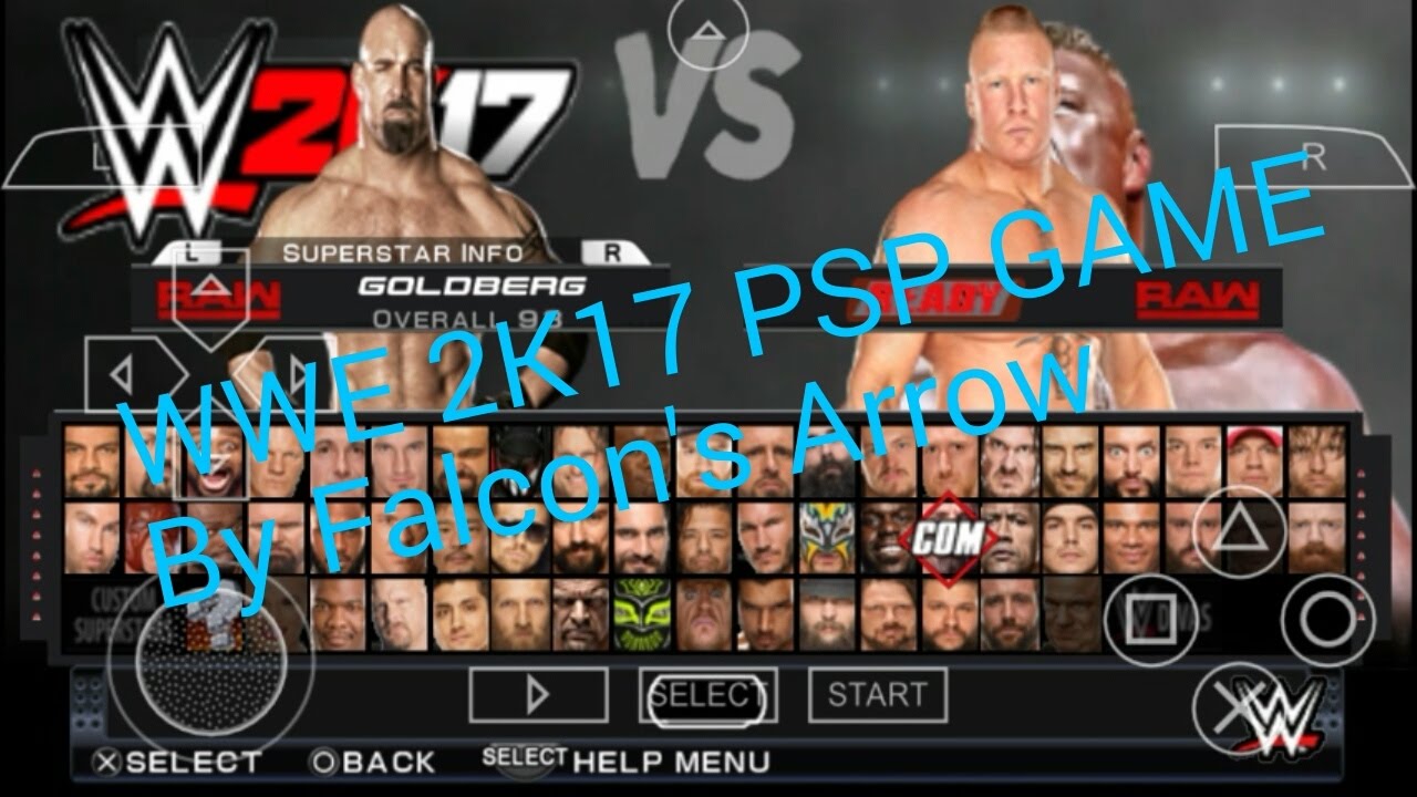 WWE 2k17 Psp Falcon Mod Game Compressed Link 100% Working - YouTube
