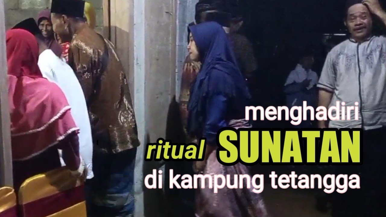 ritual acara SUNATAN di kampung pelosok pedesaan trenggalek - YouTube