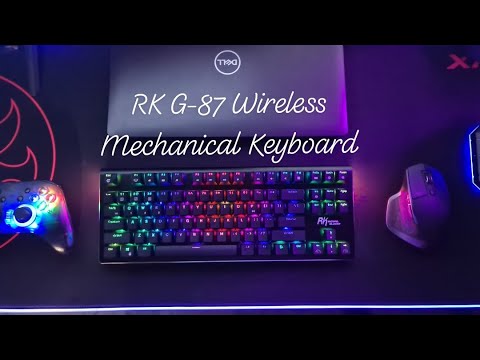 Royal Kludge G87 Wireless Mechanical Keyboard Unboxing and Review | RK G87 Bluetooth 3.0 - YouTube