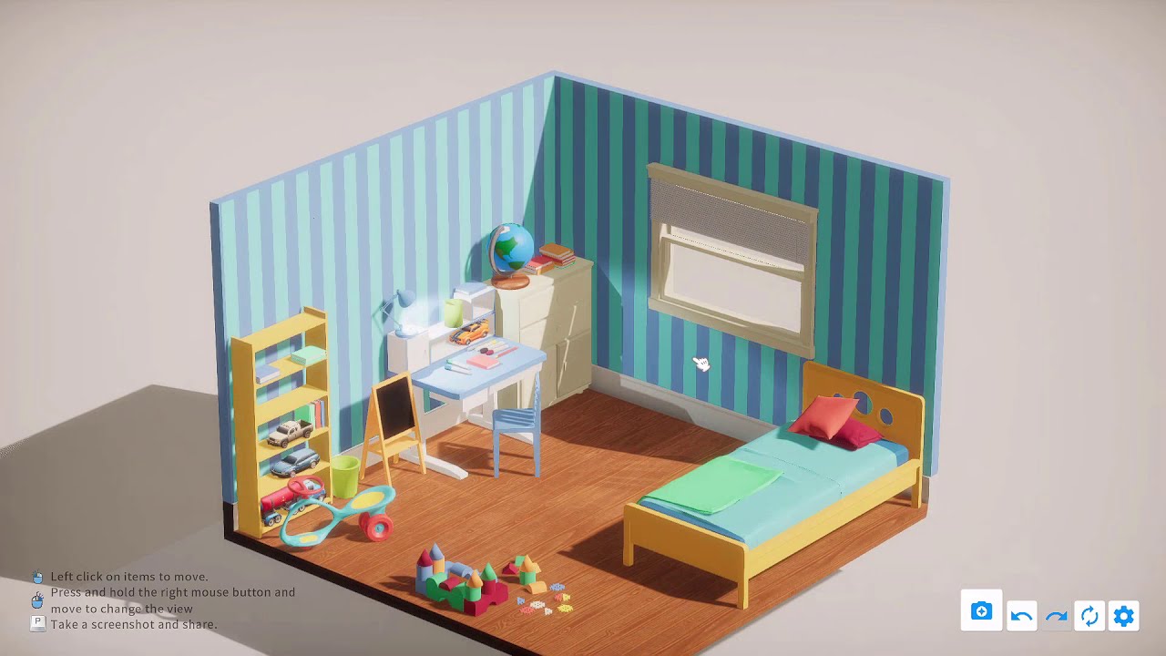 [013] 1st room : Messy Room Simulator - YouTube