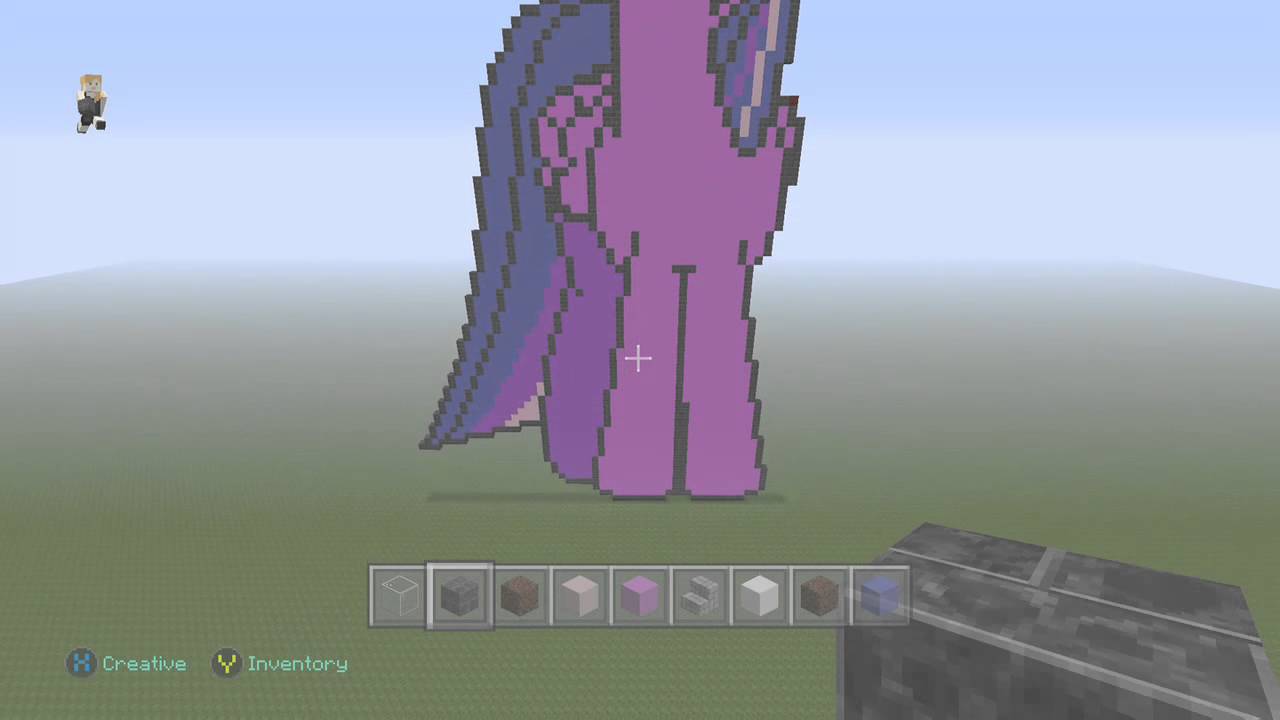 Minecraft pixel art Twilight Sparkle MLP - YouTube