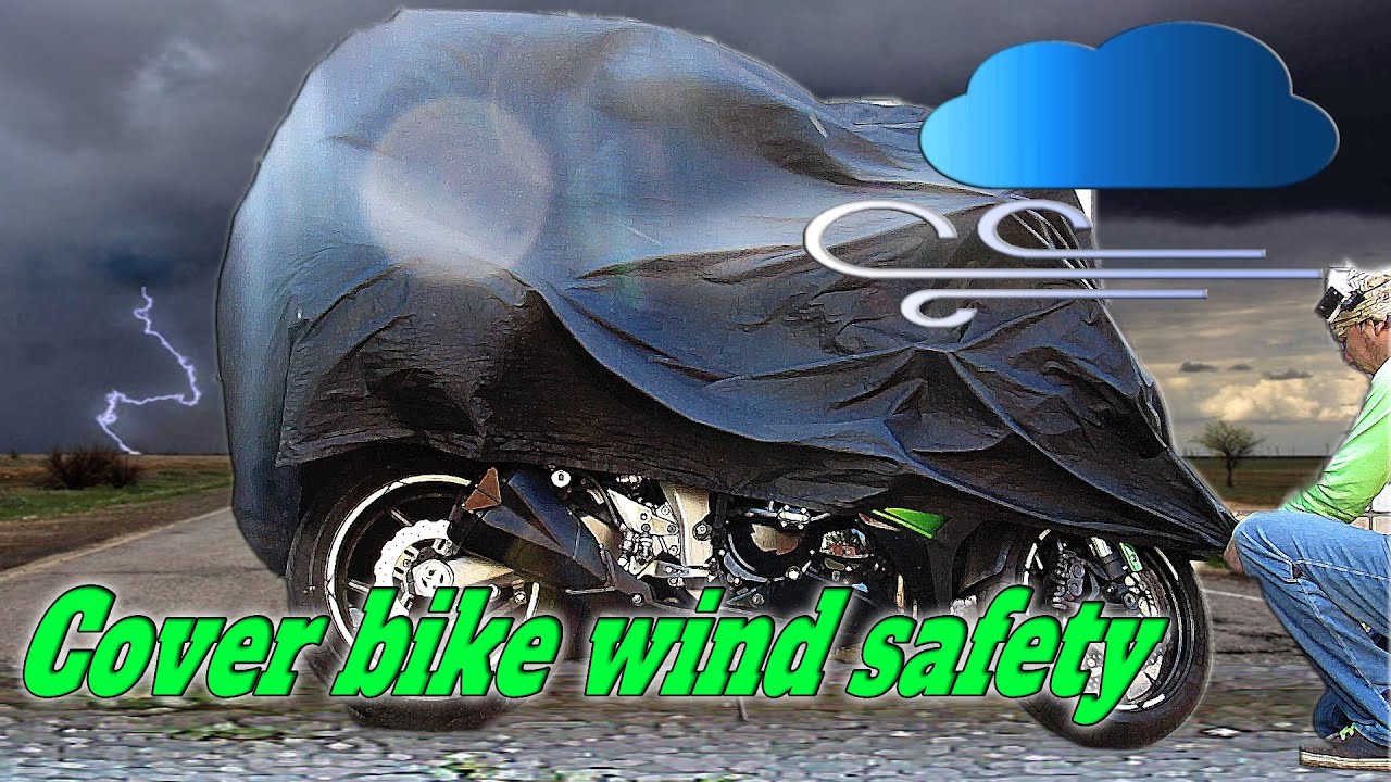 Cover bike wind safety - YouTube
