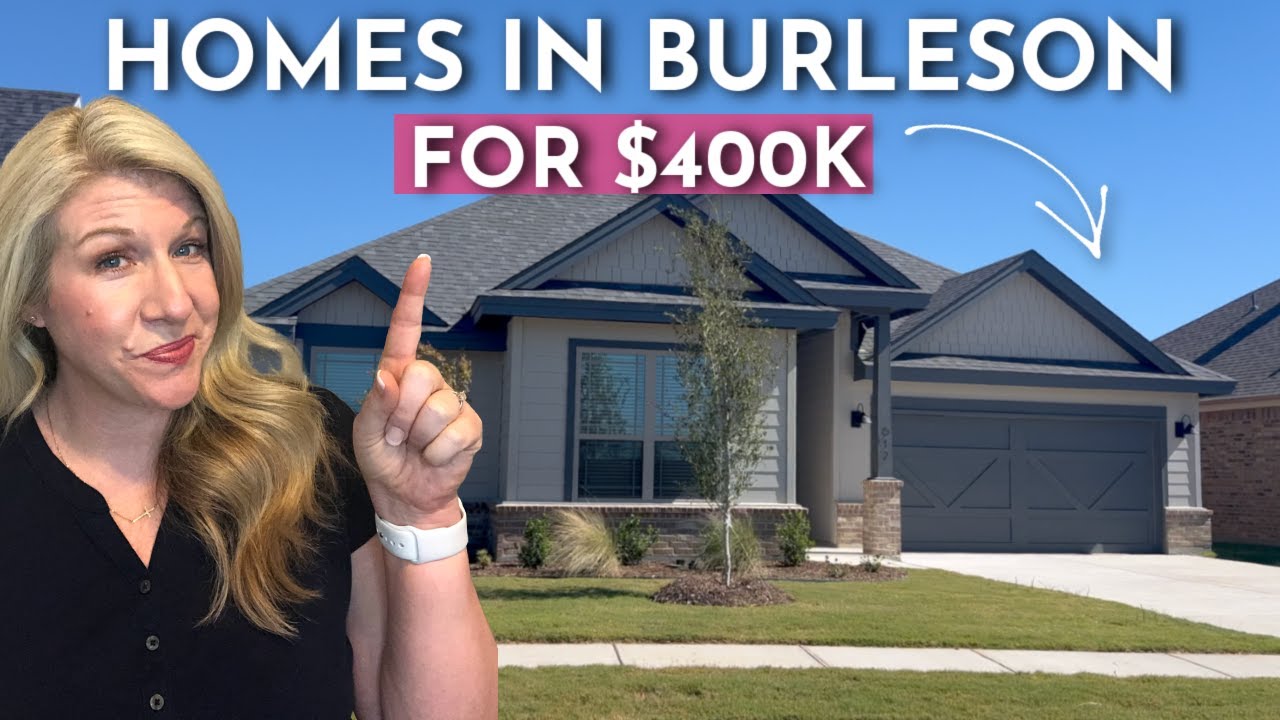 HOMES IN BURLESON, TEXAS FOR $400K! | Types of Homes in Texas for $400k ...
