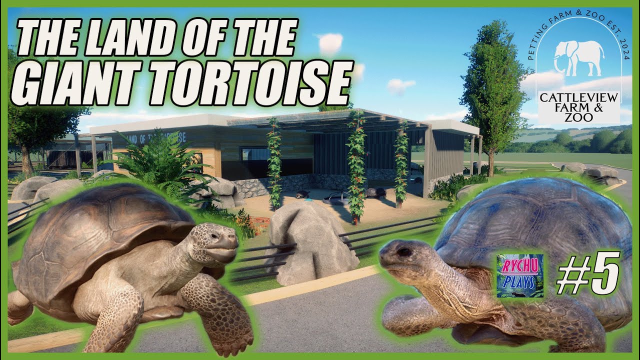 Building the Land of the Giant Tortoise in Planet Zoo - YouTube