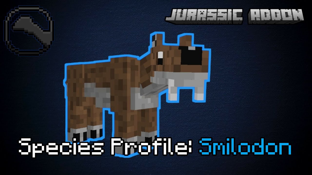 Smilodon | Species Profile | Jurassic Addon | Minecraft - YouTube