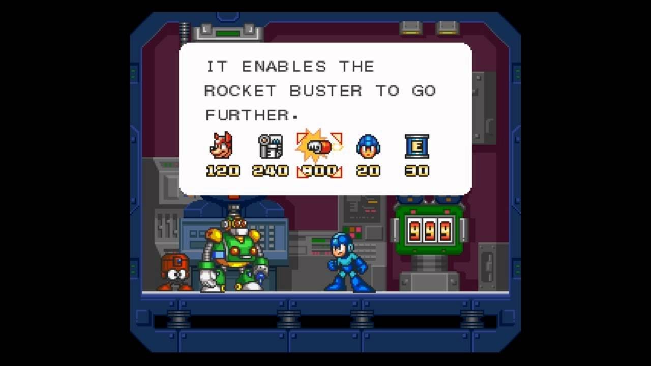 SNES Mega Man 7 The Super Adapter Hyper Rocket Buster - YouTube