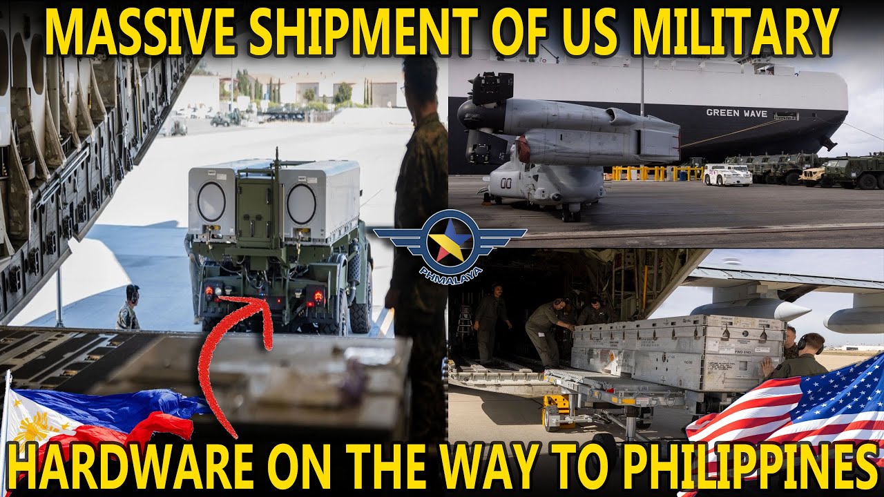 MASSIVE SHIPMENT OF US MILITARY HARDWARE ON THE WAY TO PHILIPPINES ...