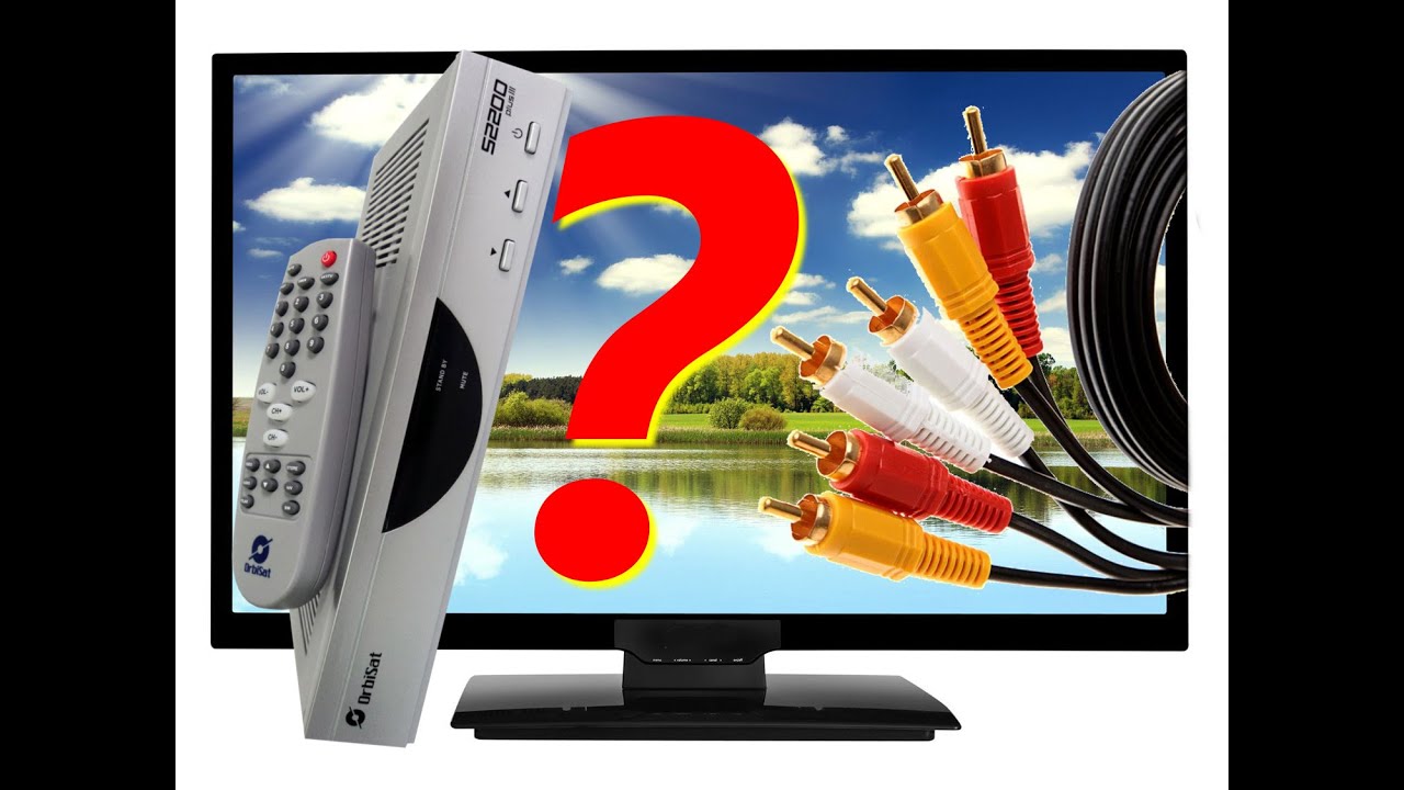 TV Sem Sinal no Audio e Vídeo conexão e configuração Receptor OrbSat ...
