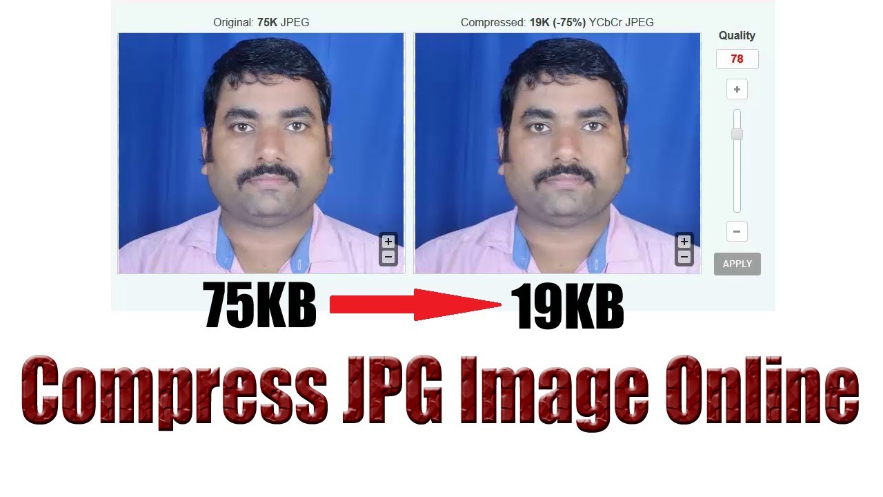 How To Compress And Reduce Size Of A JPG Image Online Passport Photo Ki Size Kaise Reduce Kare How To Compress And Reduce Size Of A JPG Image Online Passport Photo Ki Size Kaise Reduce Kare