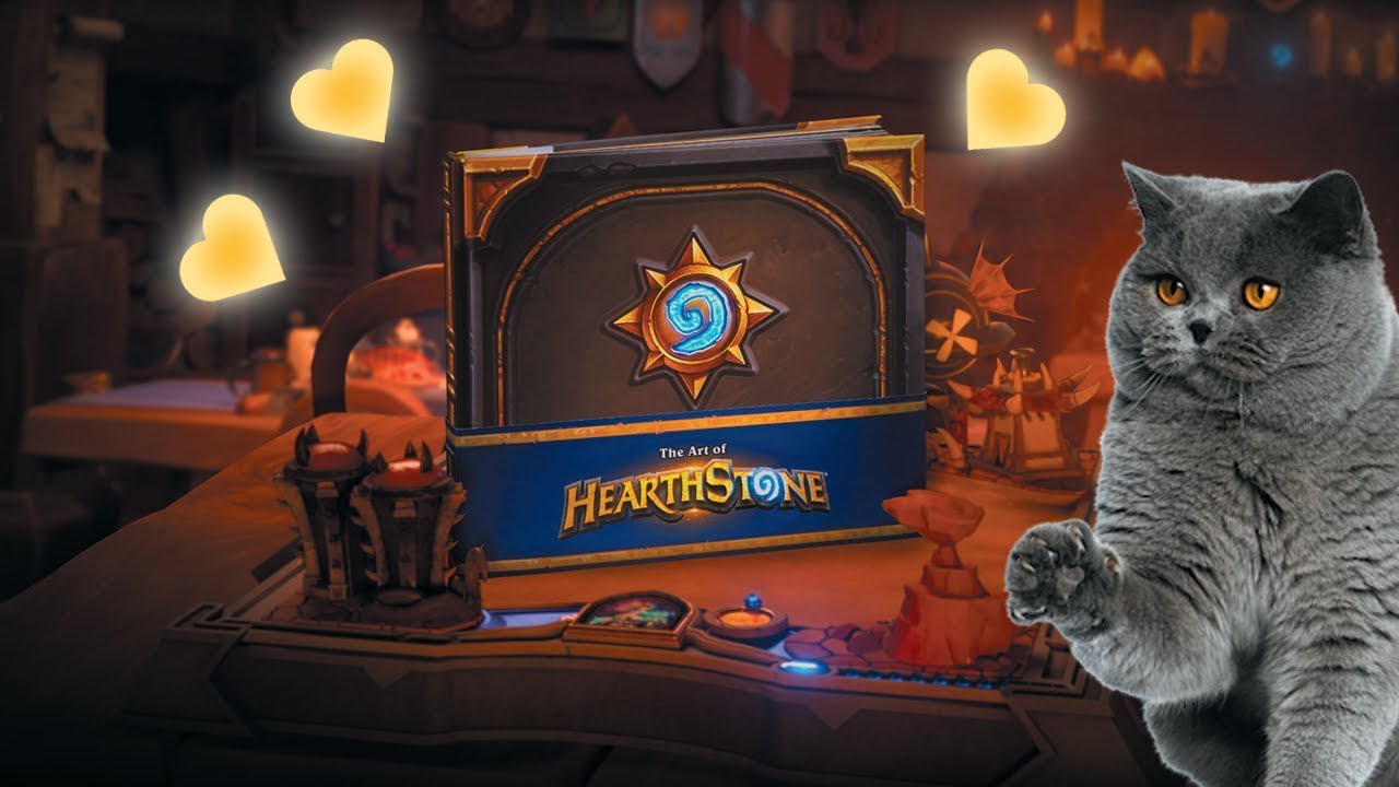 РАСПАКОВКА И ОБЗОР КНИГИ THE ART OF HEARTHSTONE - YouTube