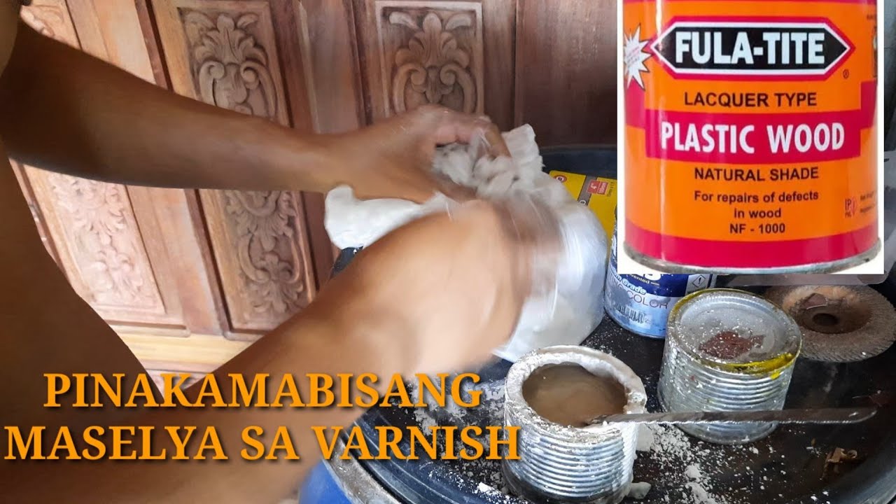 ANO ANG MAGANDANG PANG MASELYA SA VARNISH..PAANO TIMPLAHIN AT E APPLY ...