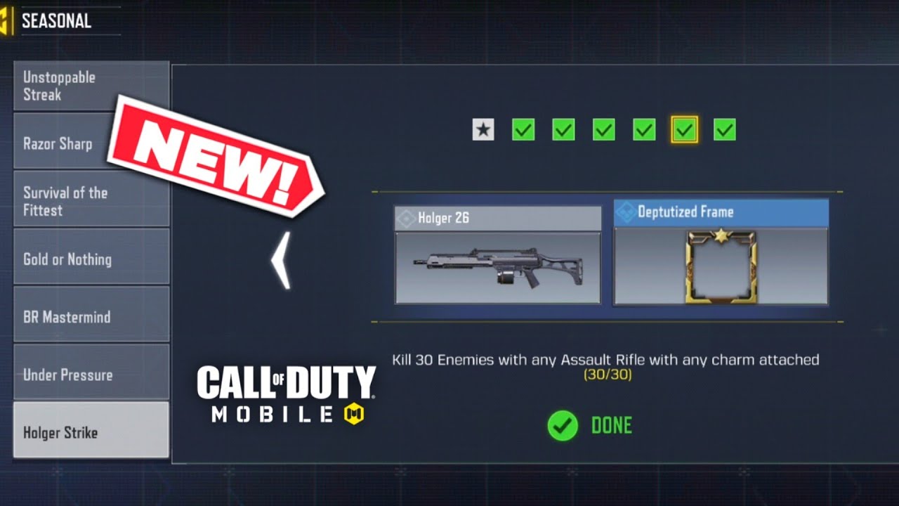 How to Get Holger 26 & Deputized Frame || New Holger Strike Seasonal ...