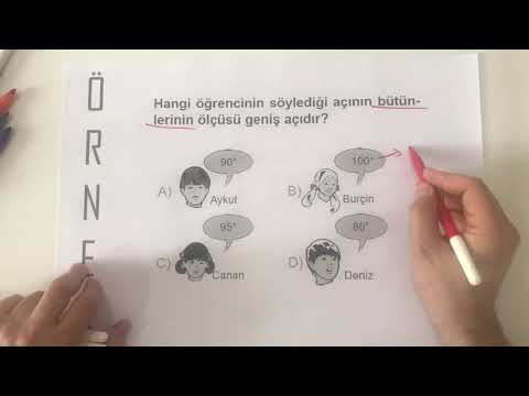 6. Sınıf Açılar-3 komşu,tümler ve bütünler açılar