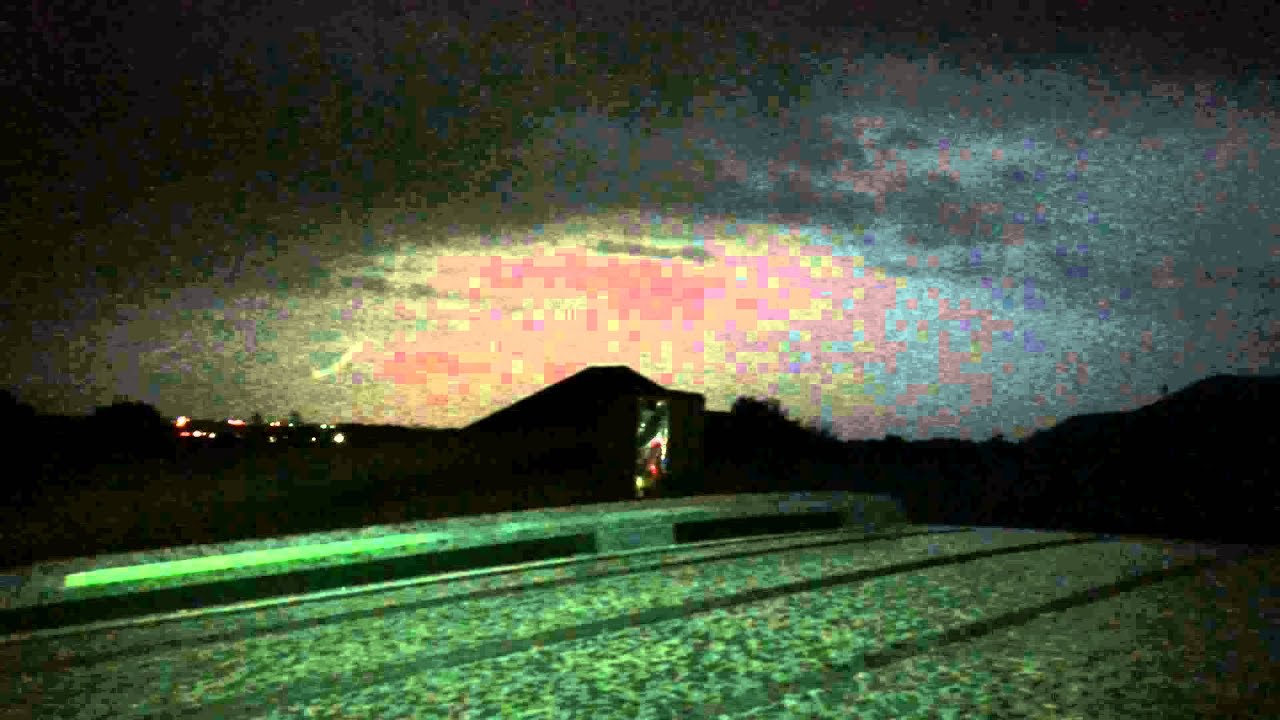 Storm and extraneous lights - YouTube