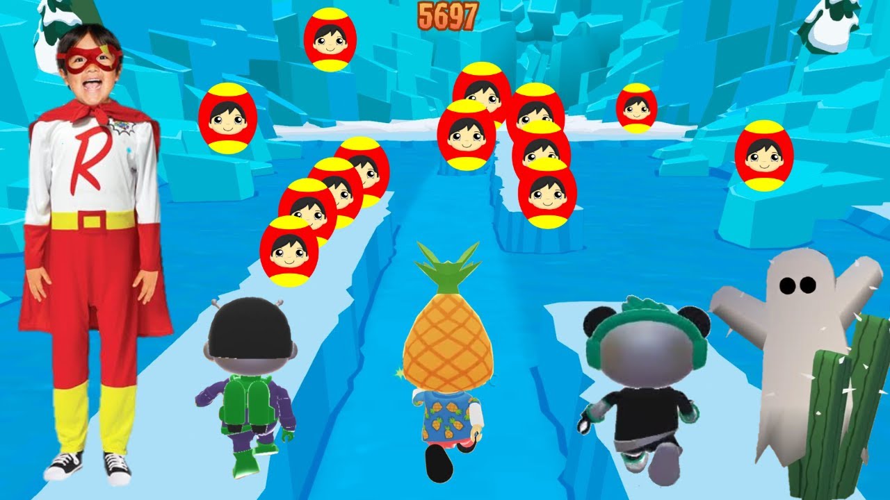 Tag with Ryan EGG SURPRISE - Spy Robo Combo 🆚 Pineapple Ryan 🆚 Ry Glorb ...