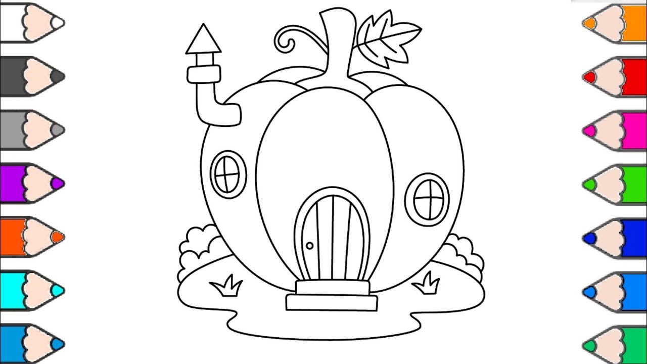 BELAJAR MENGGAMBAR & MEWARNAI "RUMAH LABU" UNTUK PEMULA & PEKERJA ...