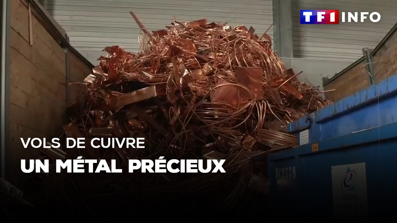 Vols de cuivre : un métal précieux - YouTube