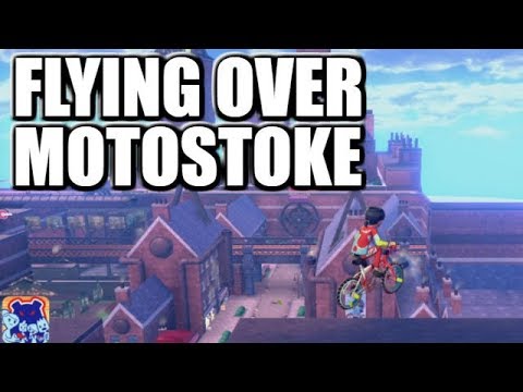 FLY over Motostoke and the Wild Area in Pokemon Sword and Shield - YouTube