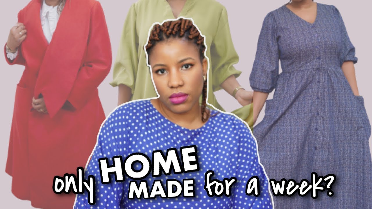 Wearing HOME MADE clothes for a week in London Lockdown 2020 | Handmade ...