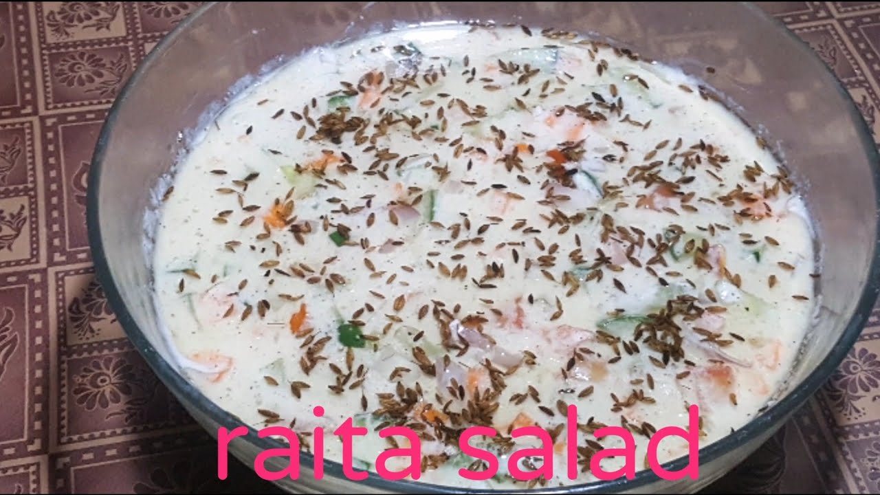 Raita salad new style recipe | easy recipes - YouTube
