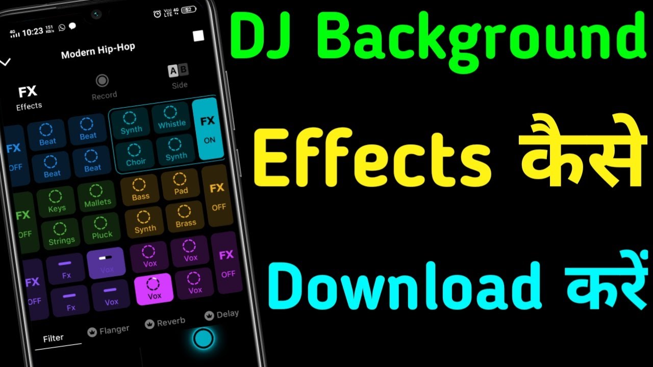 dj effect background kaise download kare | dj effect background app ...