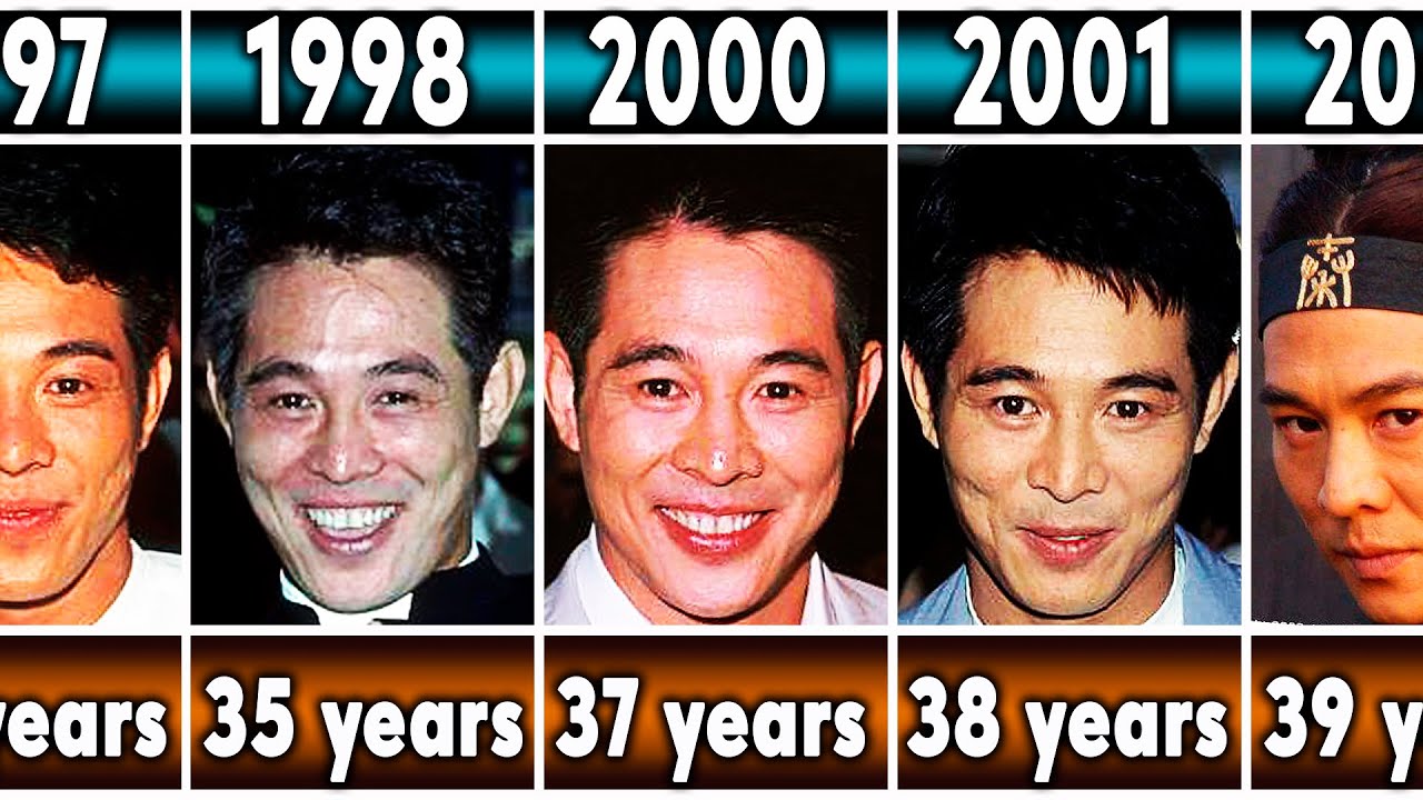 Jet Li from 1980 to 2023 - YouTube