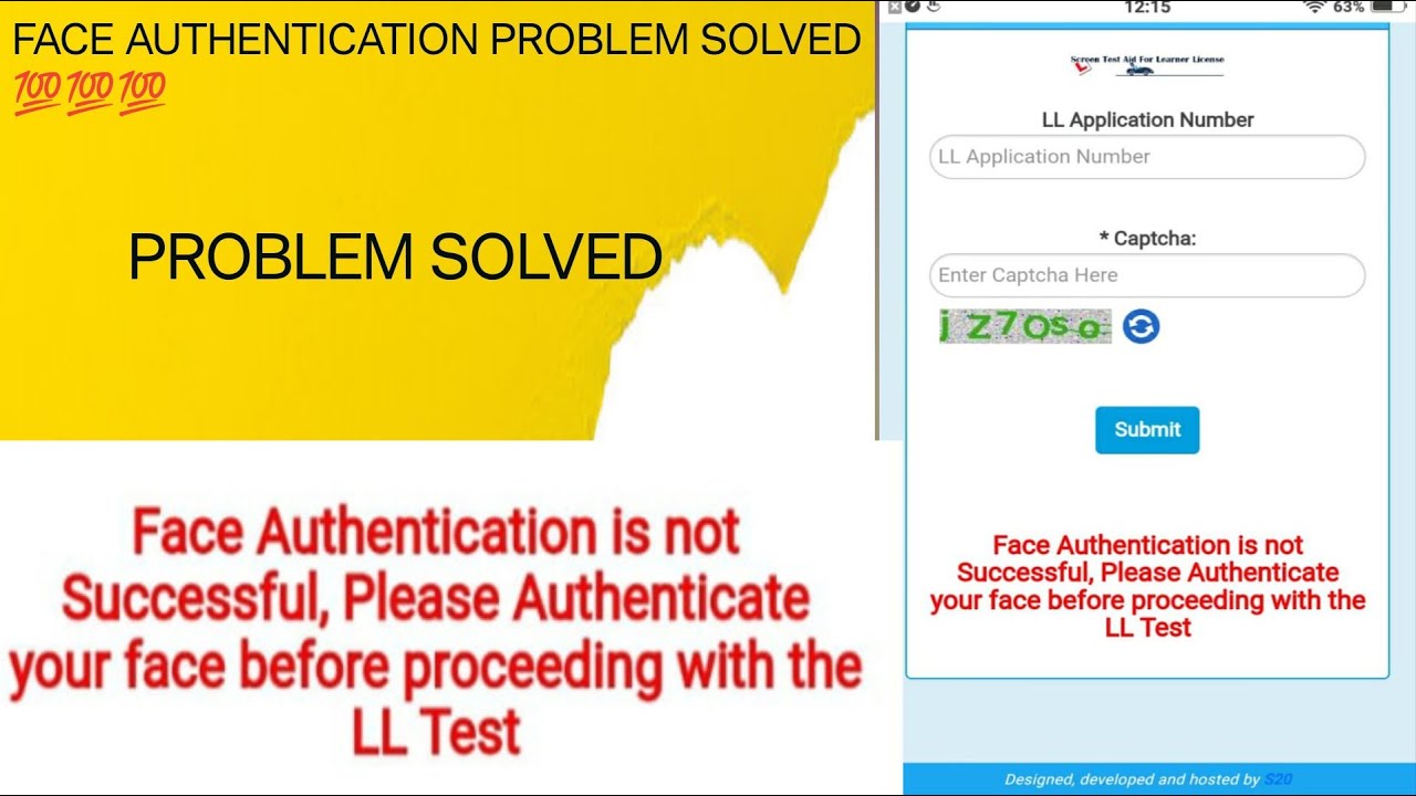 Face Authentication Problem 100% Solved - YouTube