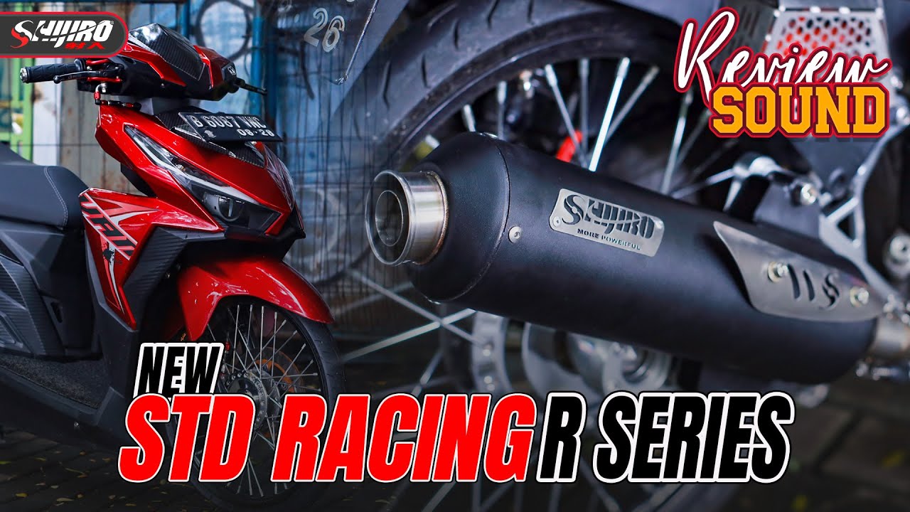 SHIJIRO RACING EXHAUST - TYPE STD RACING NEW R SERIES FOR HONDA VARIO ...