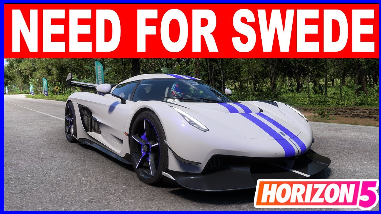 Forza Horizon 5 NEED FOR SWEDE Forzathon Daily Challenges Drive 8 KM in any Vehicle from Sweden ...