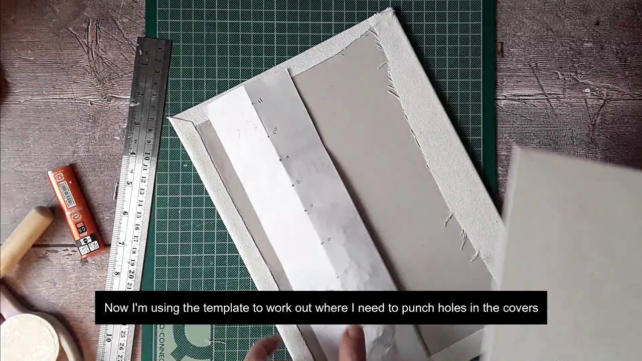 Beginner bookmaking - first ever attempt! - YouTube