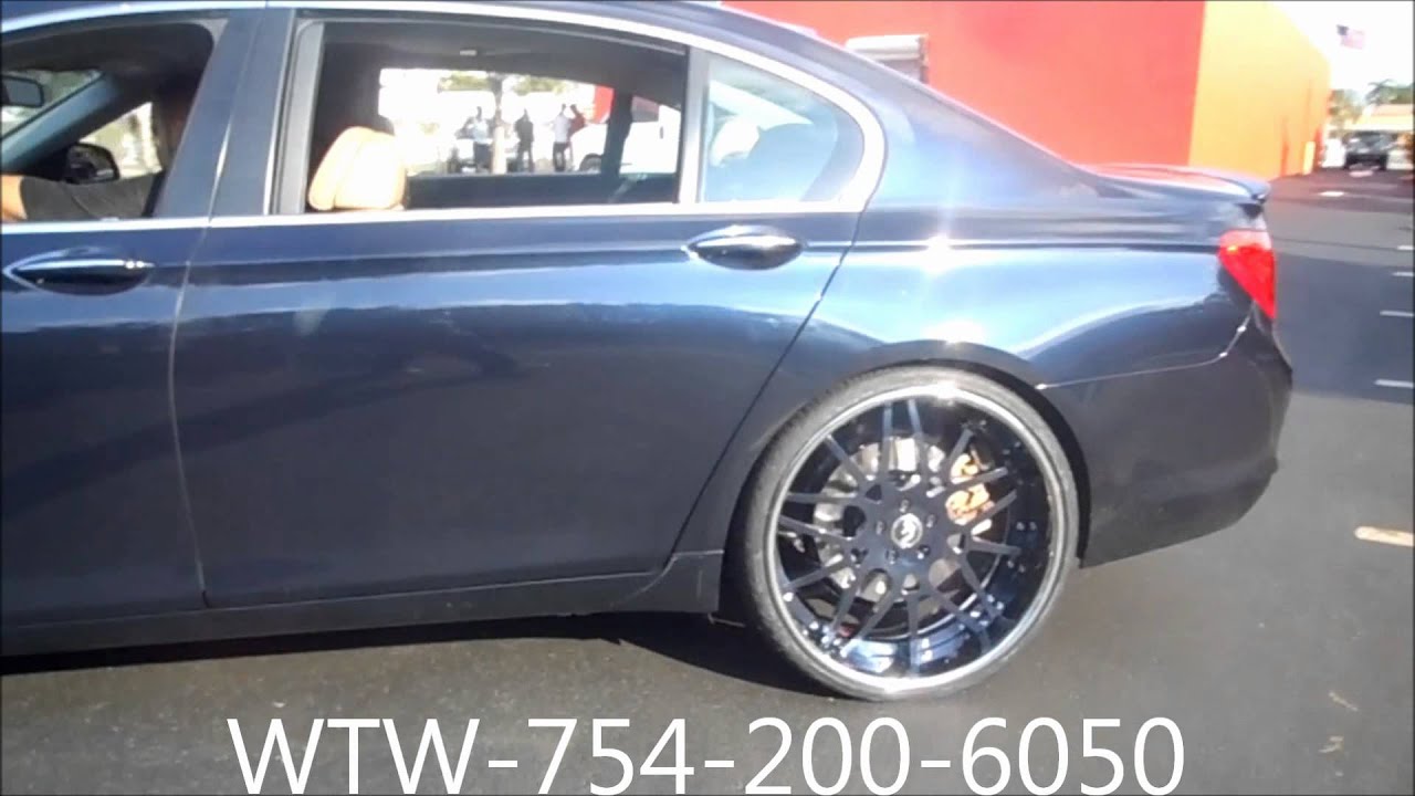 AceWhips.NET- WTW Customs Broward- 2012 BMW 750LI on 24" Maglia ...