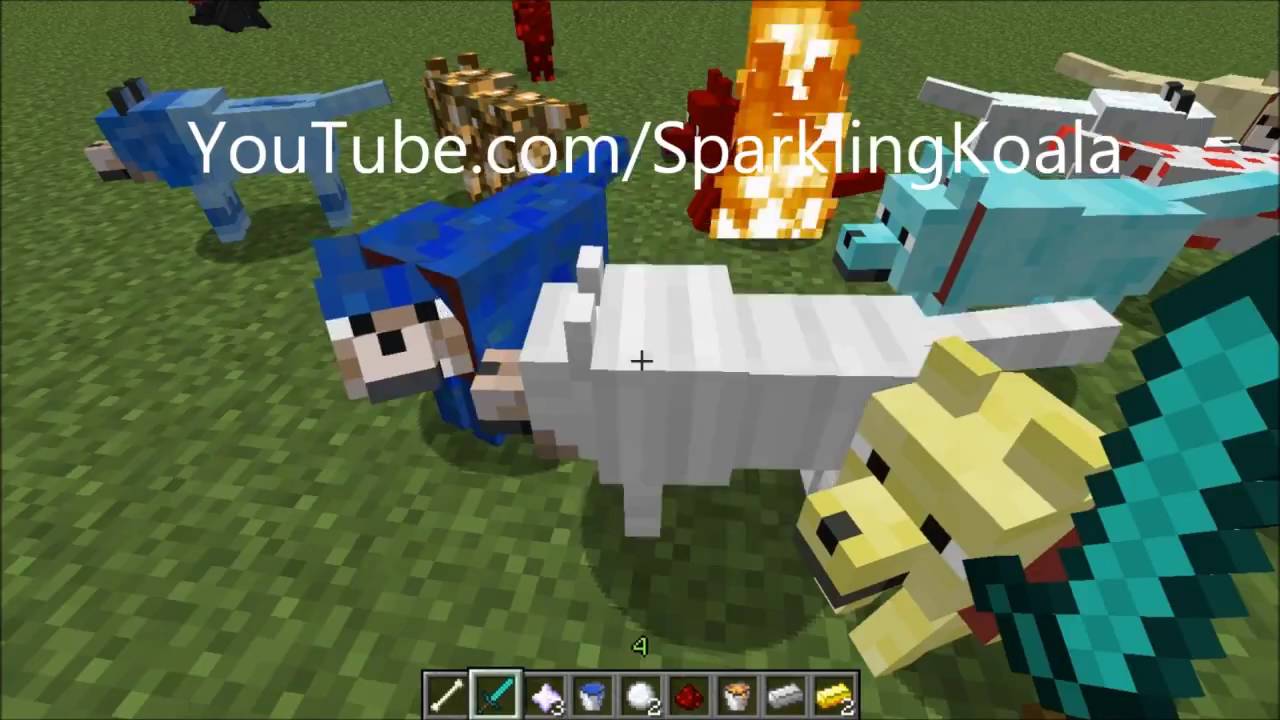 Wolves+ Mod Minecraft Mod Spotlight (COOL NEW WOLVES!) - YouTube
