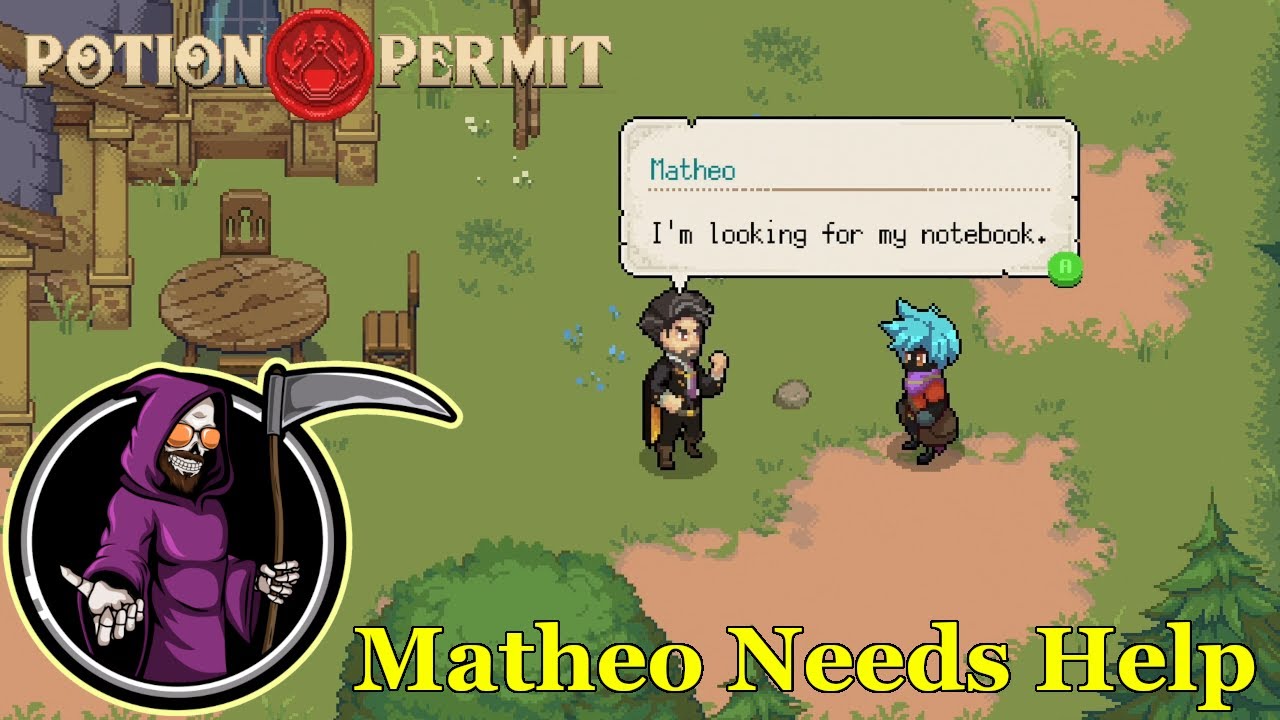 Where To Find Matheo's Notebook - Potion Permit - Ep32 - YouTube