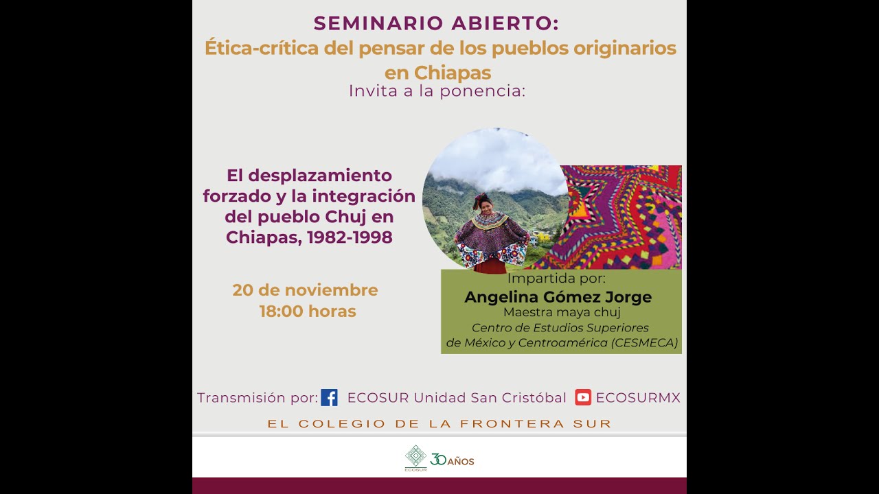 El desplazamiento forzado y la integración del pueblo Chuj en Chiapas ...