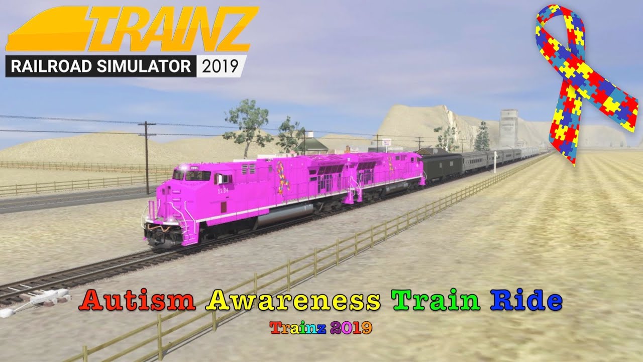 Autism Awareness Train Ride (Trainz 2019) - YouTube