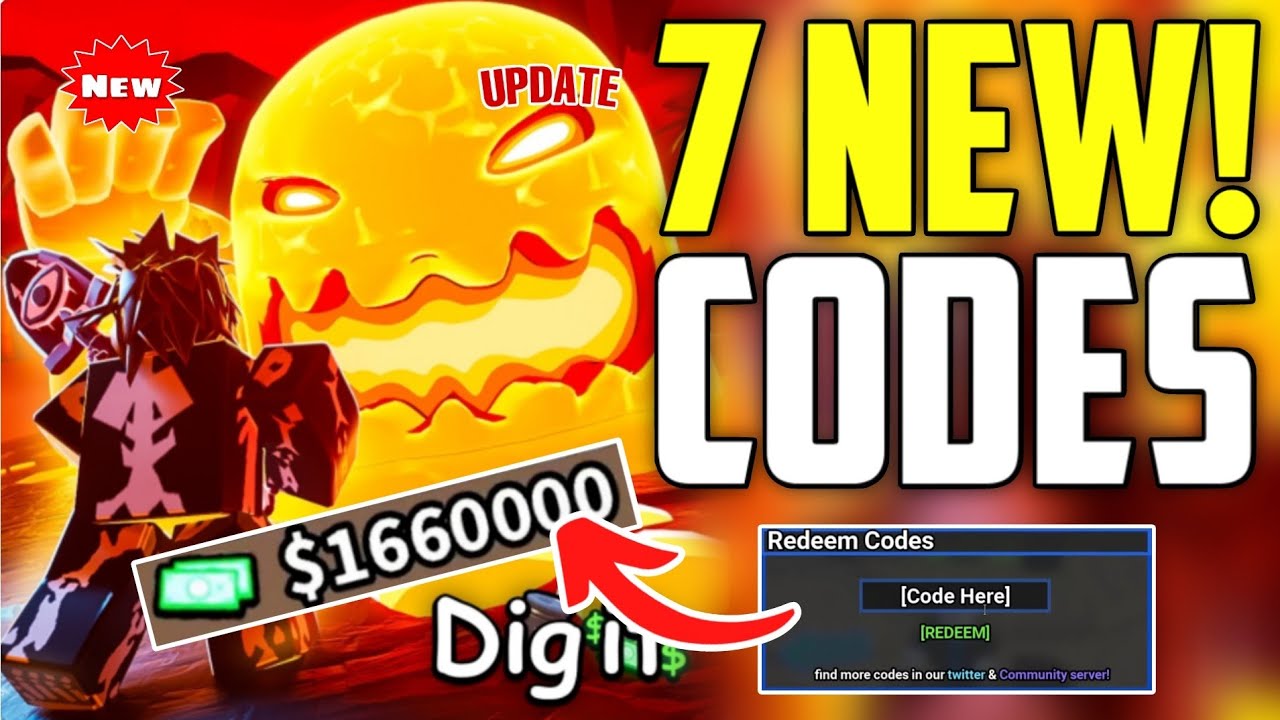 ⚠️ UPDATE 💥 [CODE]⚠️ DIG IT ROBLOX CODES FEBRUARY 2025 - DIG IT CODES ...