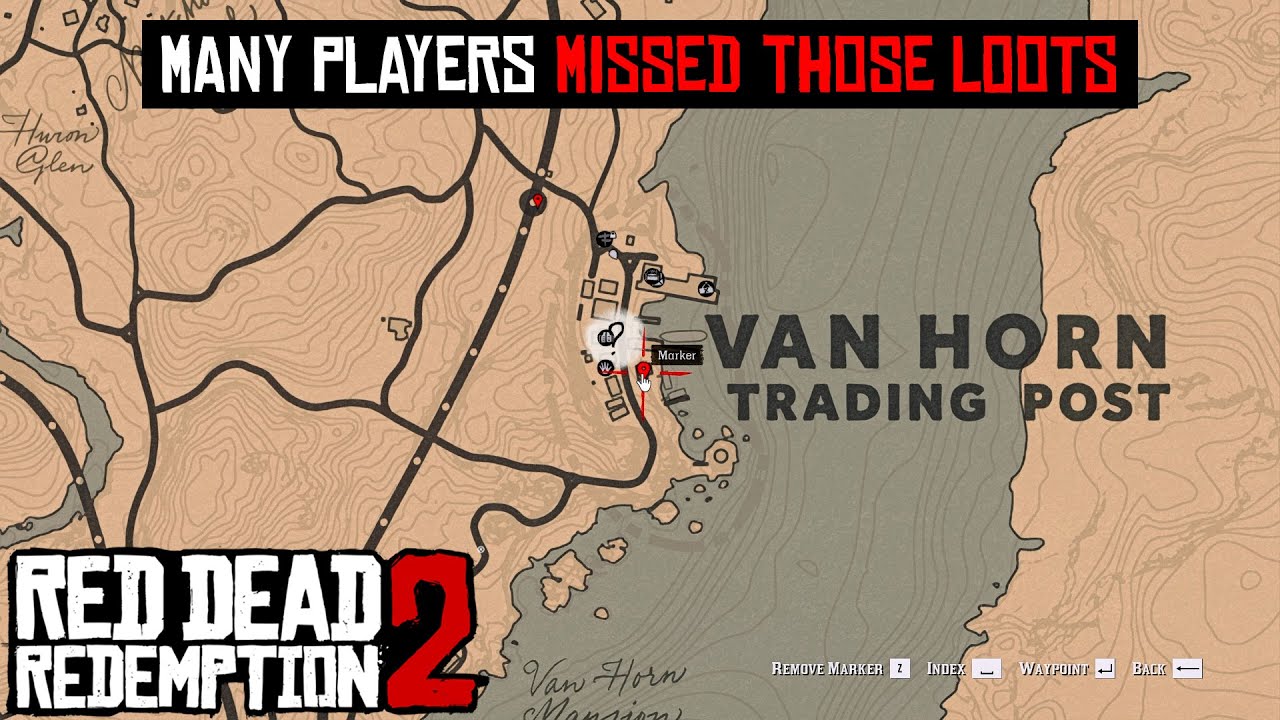 Most players might missed those loots at Van horn trading post - RDR2 ...